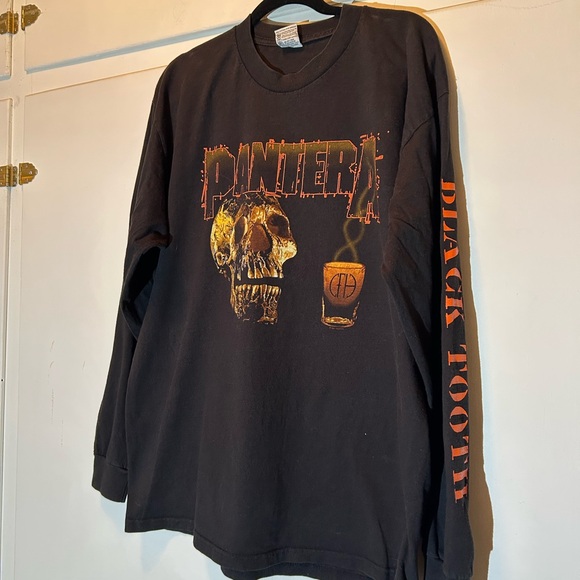 Basicss | Shirts | Vintage Pantera Long Sleeve Tshirt 997 | Poshmark